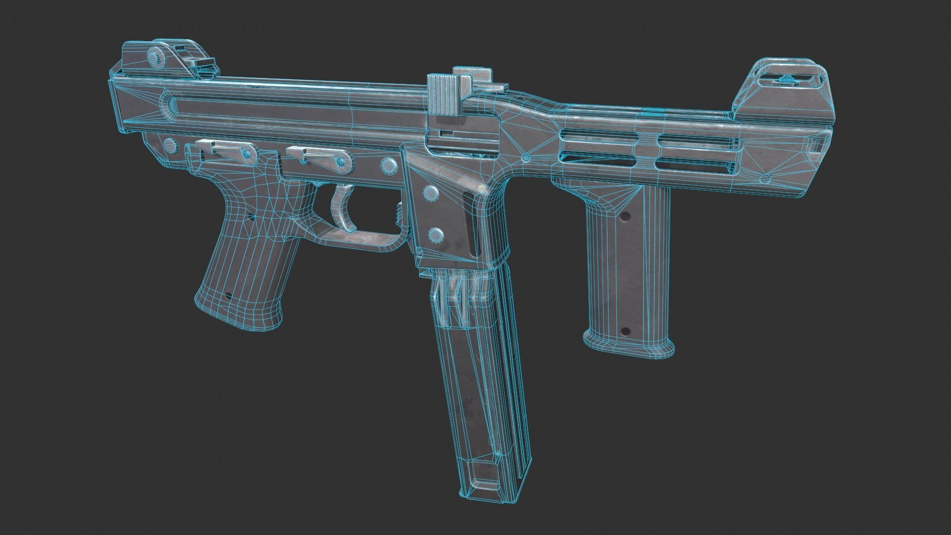 3D model Spectre M4 SMG VR / AR / low-poly | CGTrader