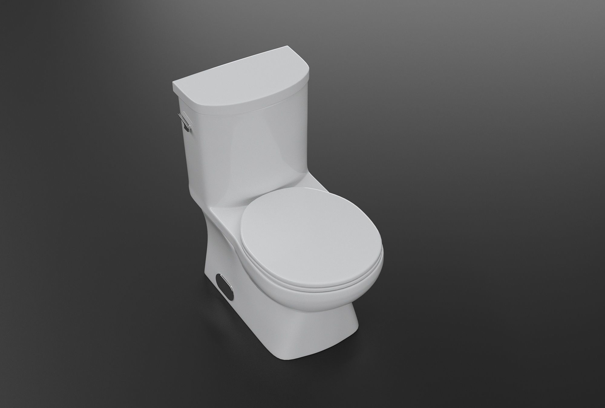 CONTRAC 4710BOVU CALI 4 8L ONE PIECE TOILET ELONGATED 3D model | CGTrader