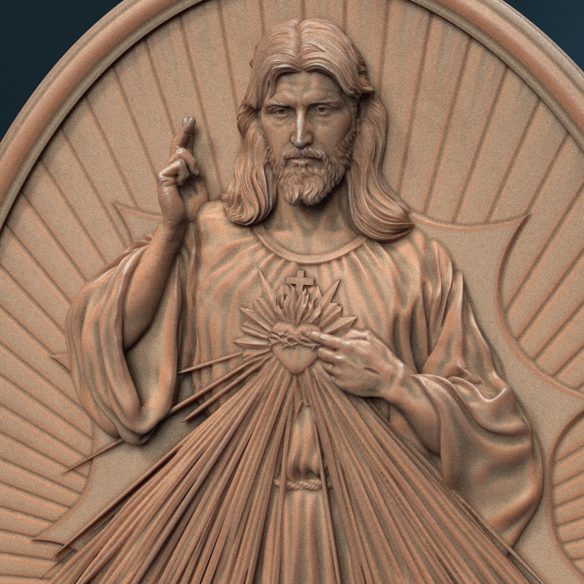 Jesus Relief 11 3D model 3D printable | CGTrader