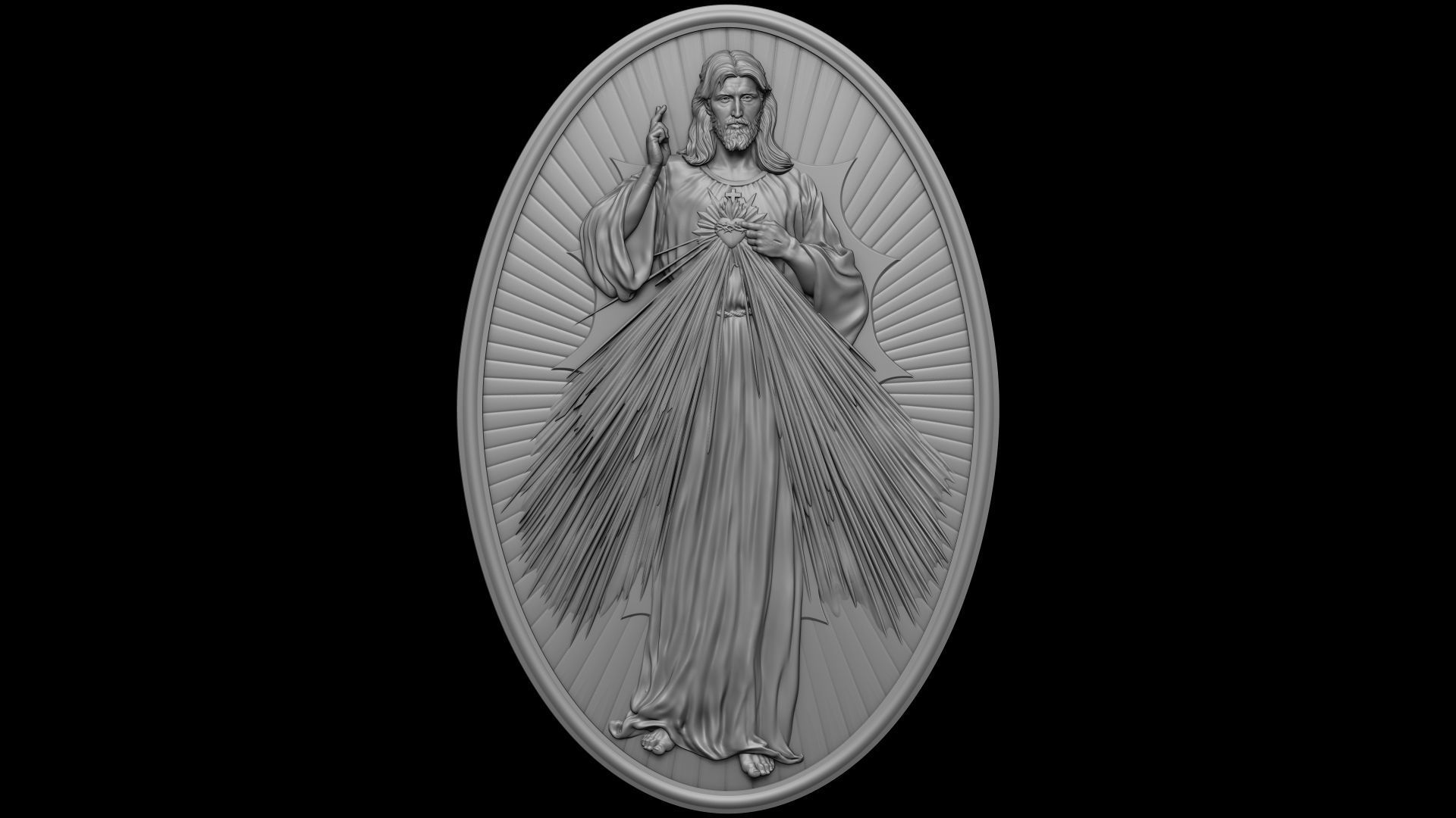 Jesus Relief 11 3D model 3D printable | CGTrader