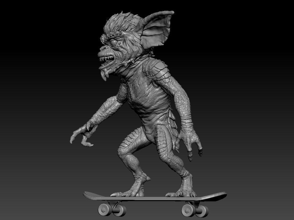 Gremlin Stripe 3D model 3D printable | CGTrader