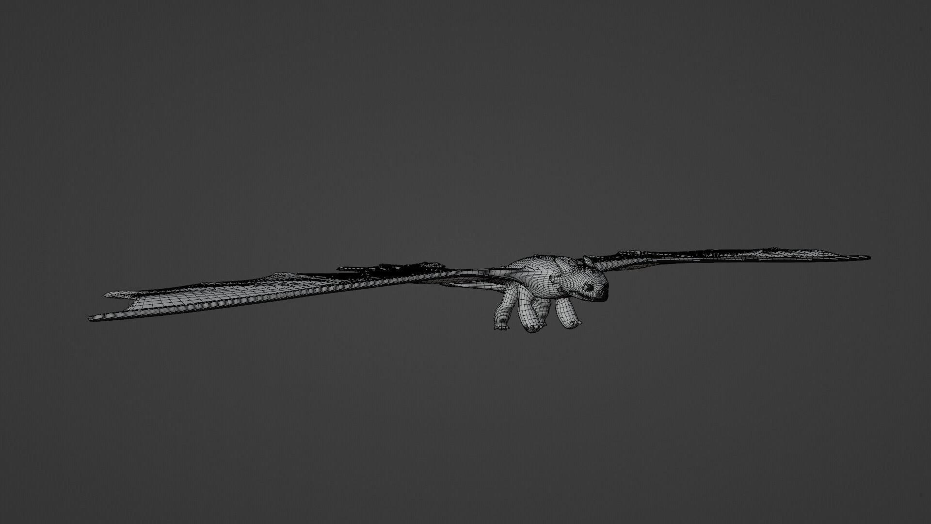 3D model Toothless low-poly 3d model VR / AR / low-poly | CGTrader