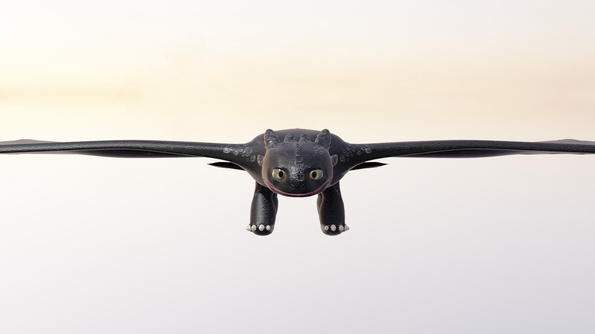 3D model Toothless low-poly 3d model VR / AR / low-poly | CGTrader