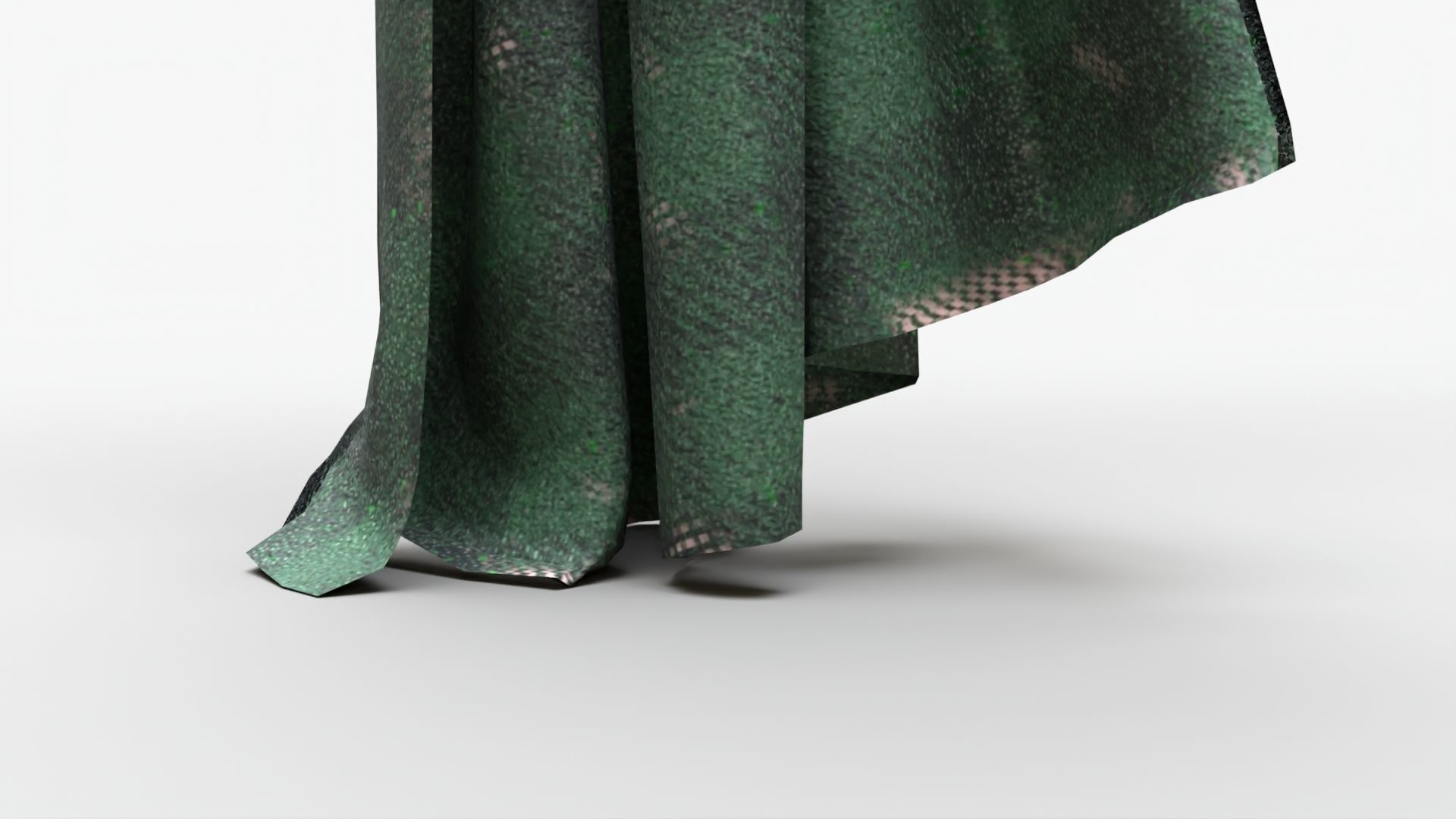 4K Damaged Old Curtain 3D model | CGTrader