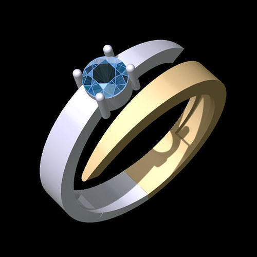 Simple Sharp Ring 3D model 3D printable | CGTrader