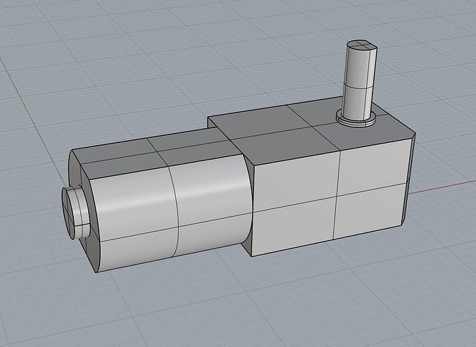 N20 motor shaft on side 3D model 3D printable | CGTrader
