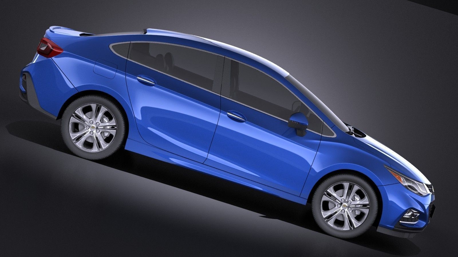 Chevrolet Cruze sedan 2016 VRAY 3D model | CGTrader