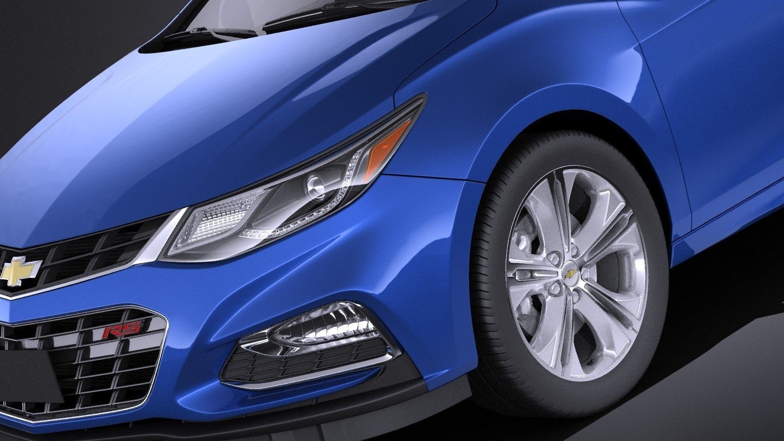 Chevrolet Cruze sedan 2016 VRAY 3D model | CGTrader
