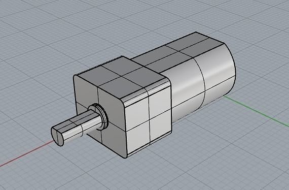 N20 geared motor 3D model 3D printable | CGTrader