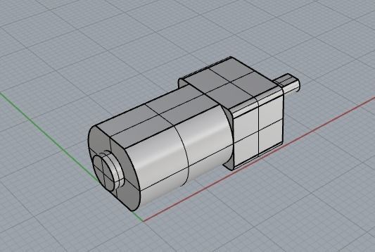 N20 geared motor 3D model 3D printable | CGTrader