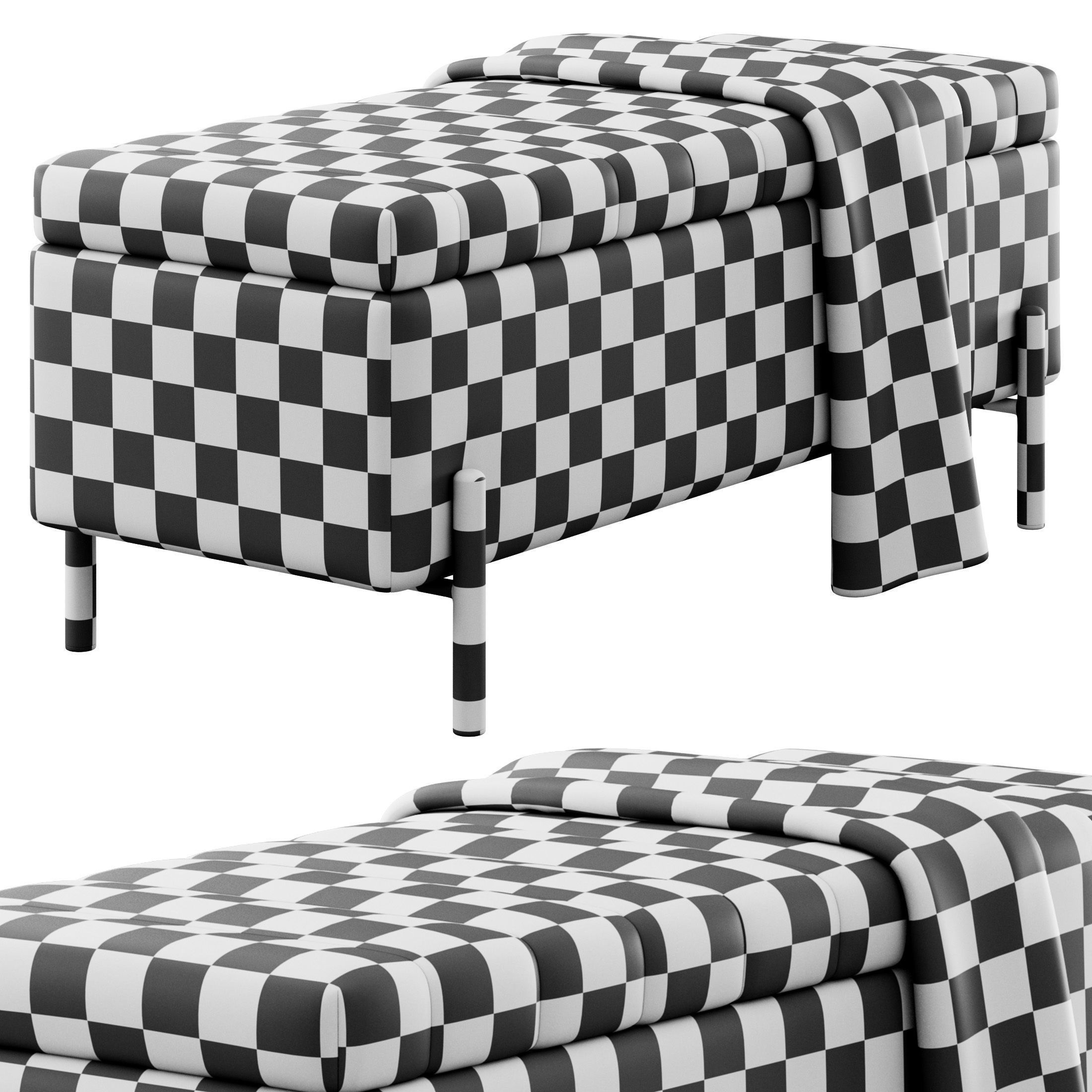 Boyden Bench by Madison Park 3D model | CGTrader