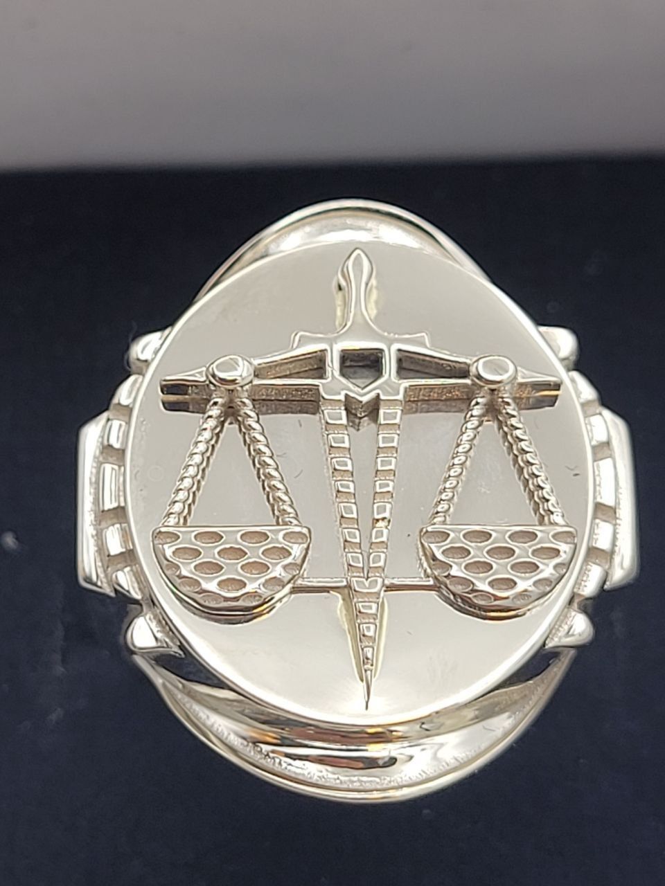 Scale Justice Ring 3D model 3D printable | CGTrader