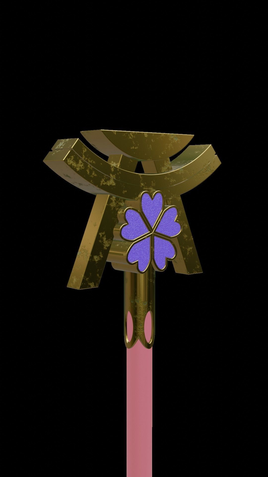 Yae Miko Gohei Wand Stick Genshin Impact 3D model 3D printable | CGTrader