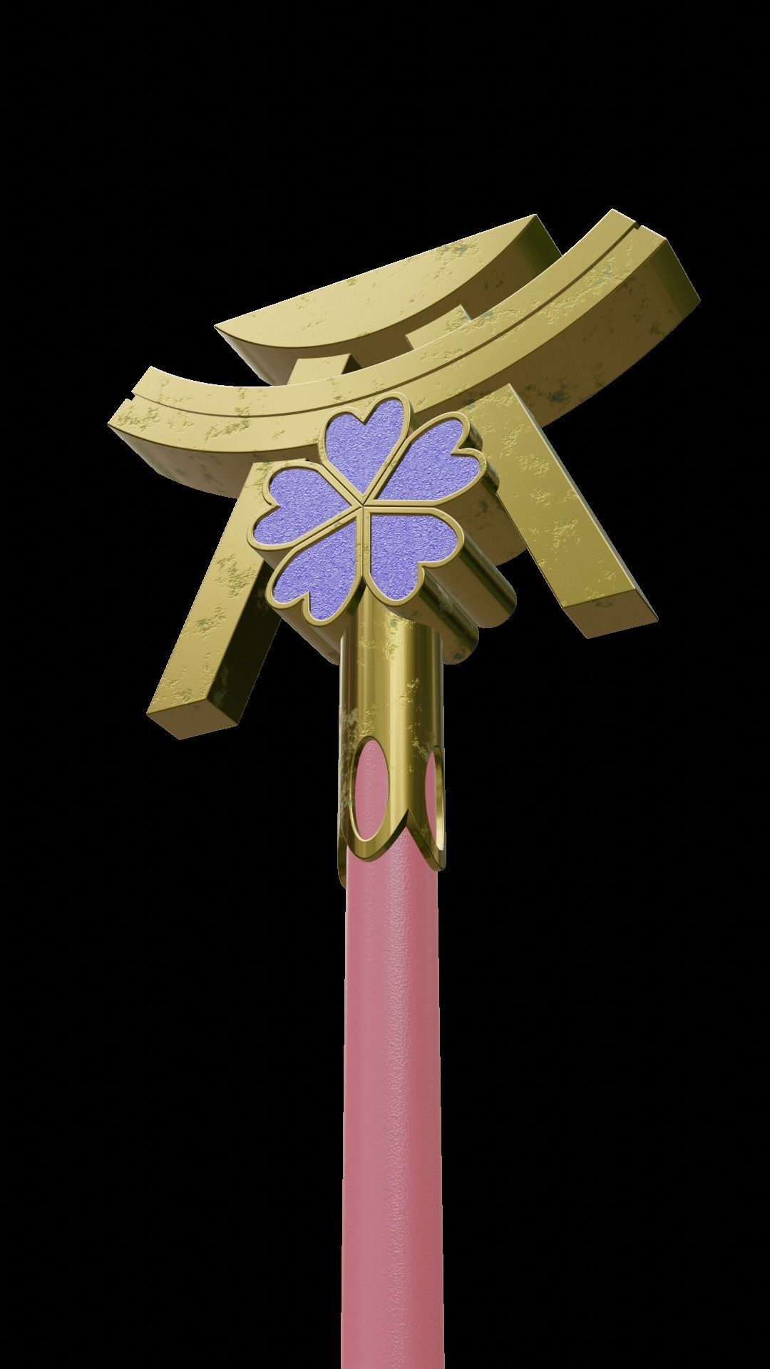 Yae Miko Gohei Wand Stick Genshin Impact 3D model 3D printable | CGTrader