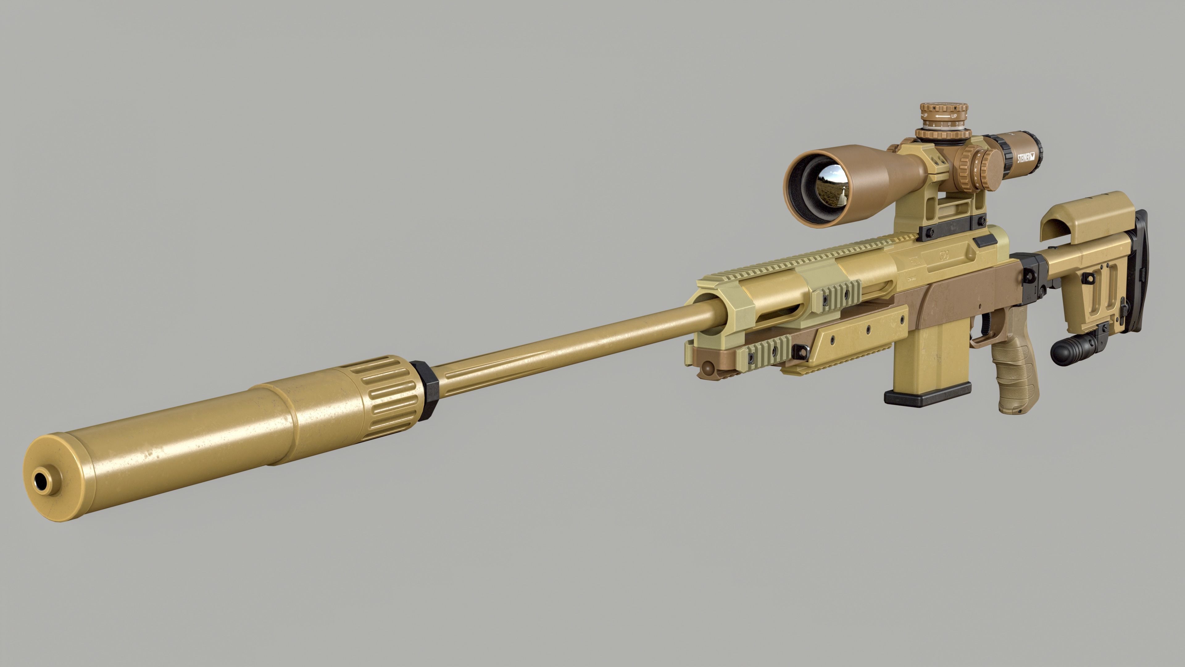 3D model Haenel RS9 - G29 - Replice - LOW POLY VR / AR / low-poly ...