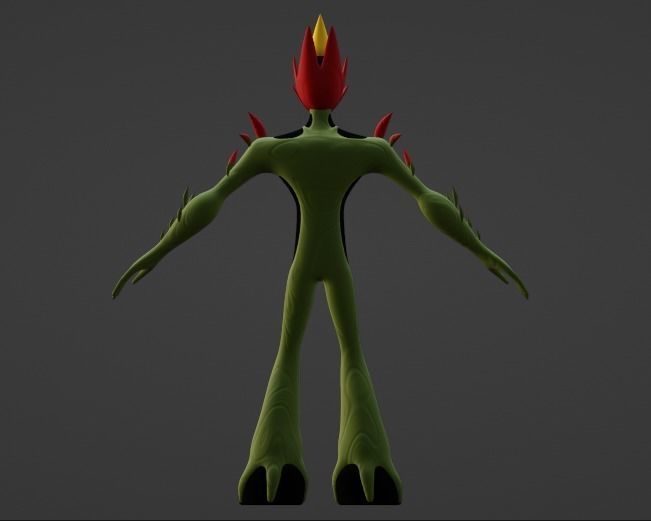 Ben 10 Swampfire 3D model | CGTrader
