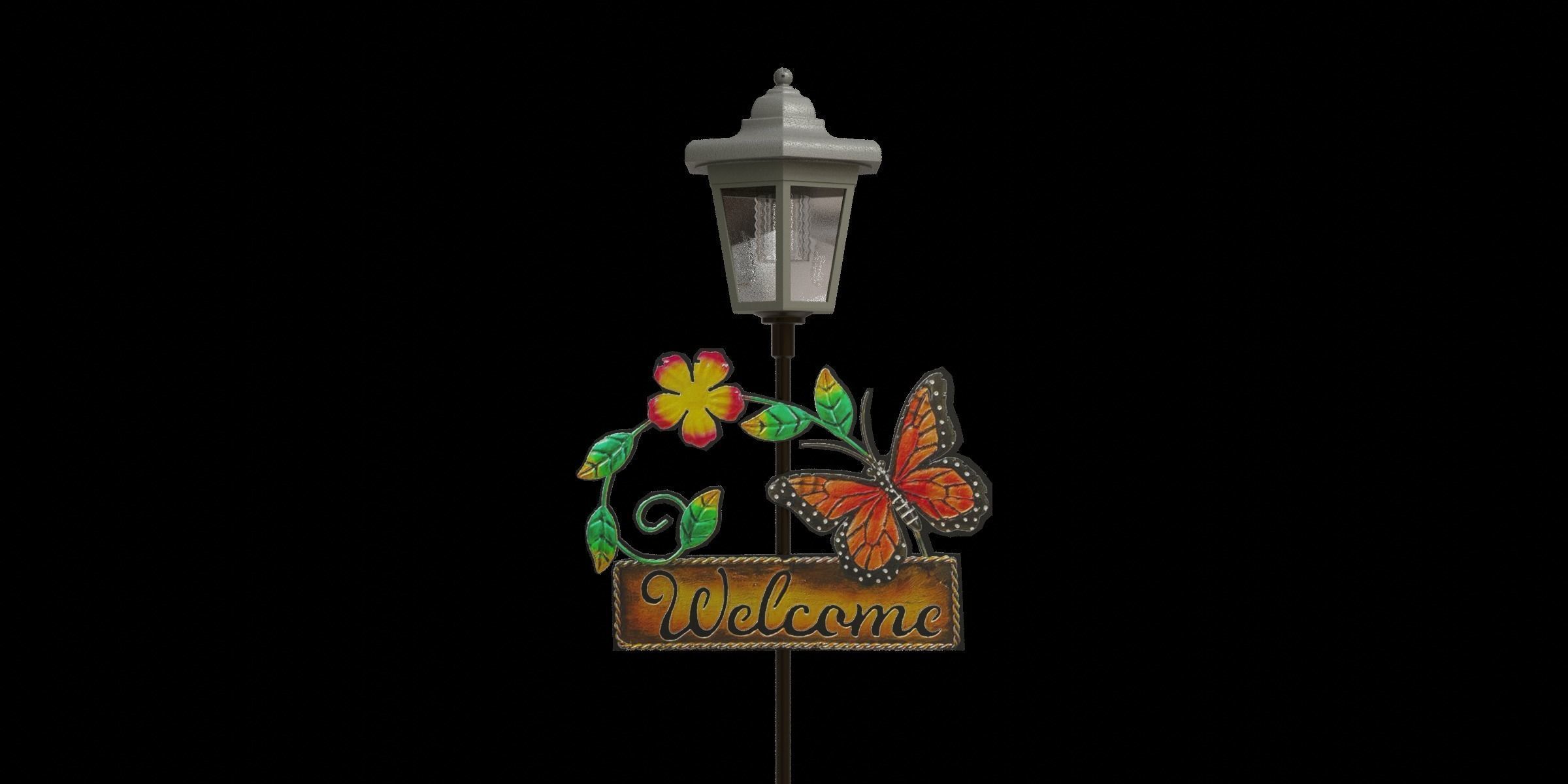 3D model Outdoor Garden Crosslight VR / AR / low-poly | CGTrader