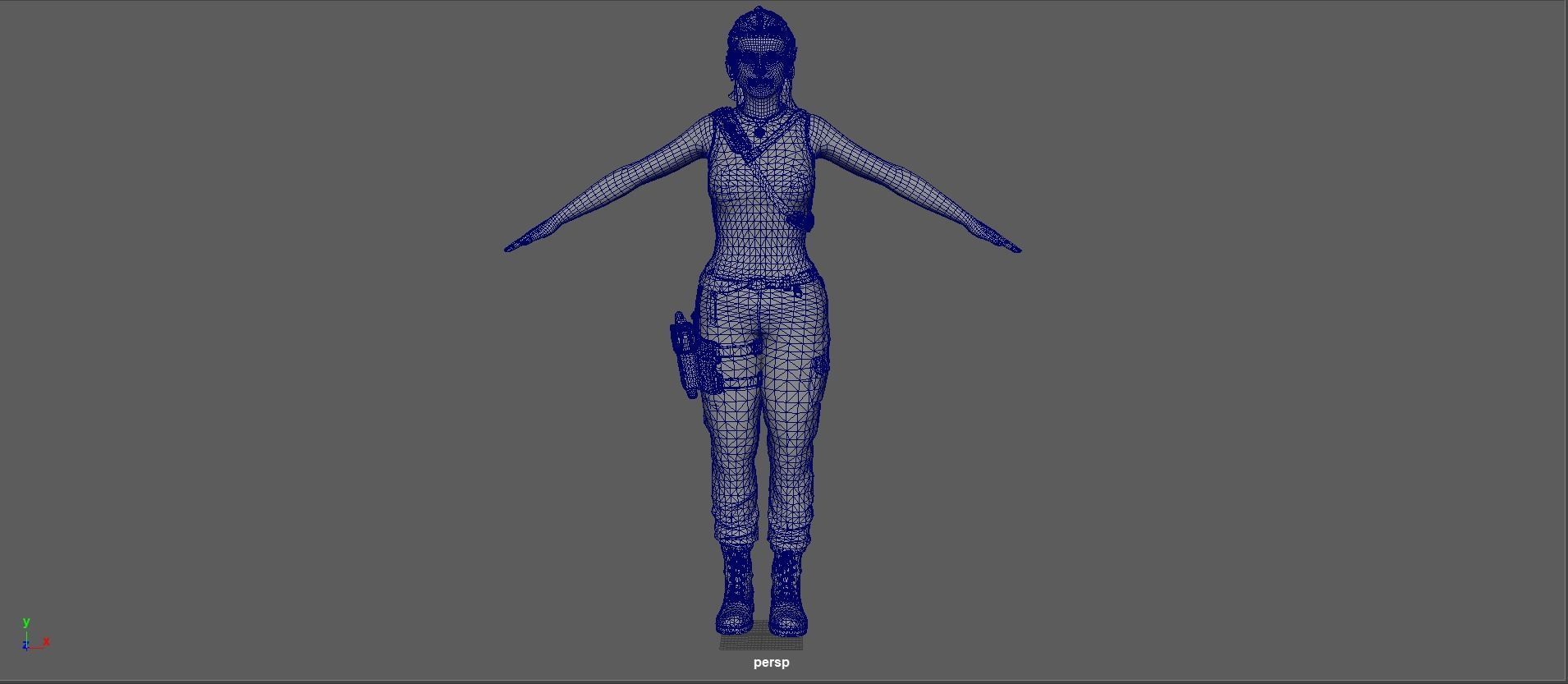 3D model Angelina Jolie as Lara Croft VR / AR / low-poly | CGTrader