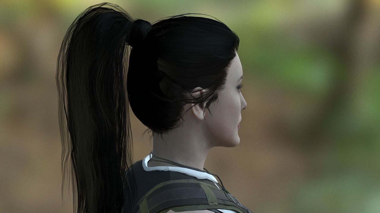 3D model Angelina Jolie as Lara Croft VR / AR / low-poly | CGTrader