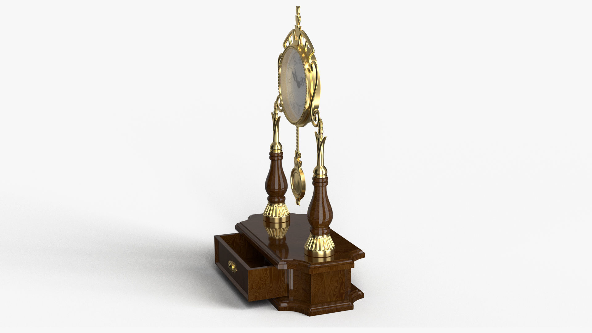 Pendulum Clock 3D model | CGTrader