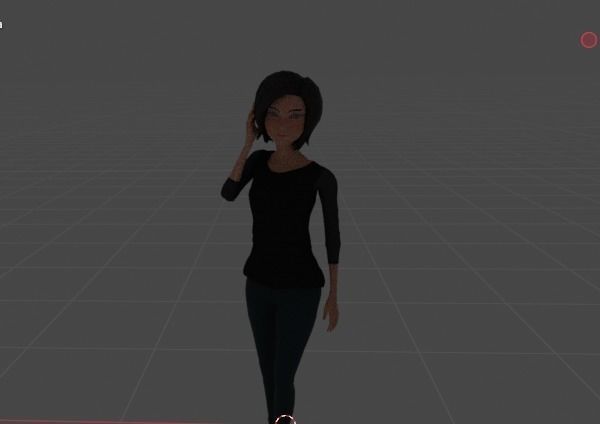 moma female 3D model animated rigged | CGTrader