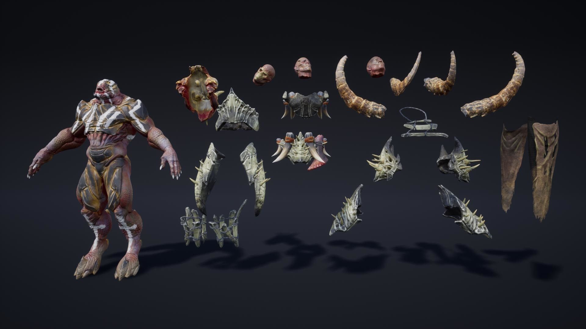 3D model Fantasy Enemies Pack VR / AR / low-poly | CGTrader