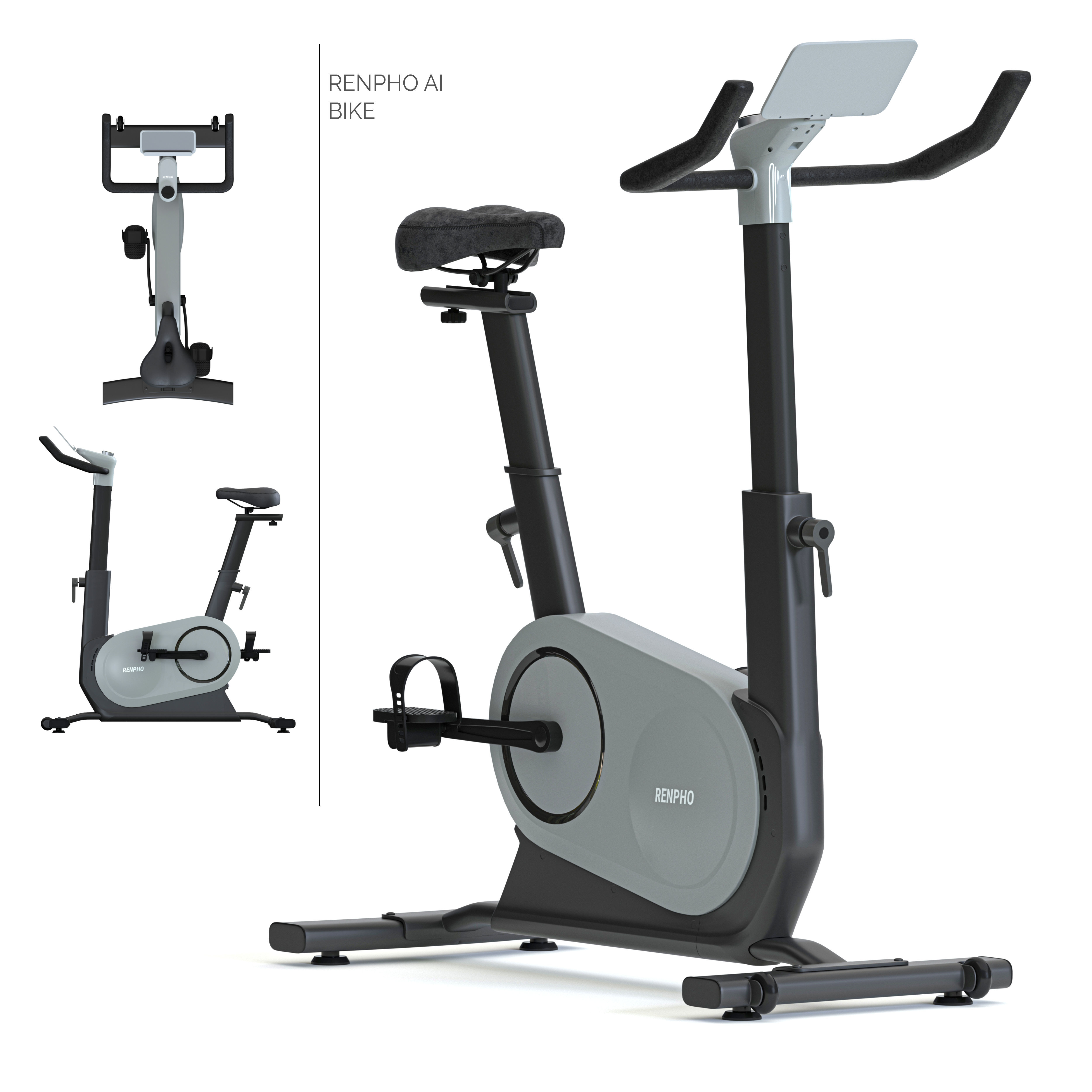 Treadmill Reebok Floatride Renpho AI Bike 3D model | CGTrader