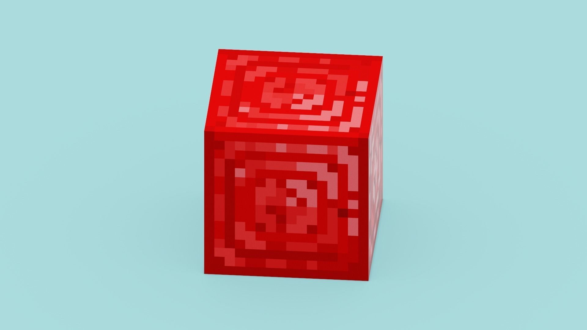 3D model Minecraft Ruby Block VR / AR / low-poly | CGTrader