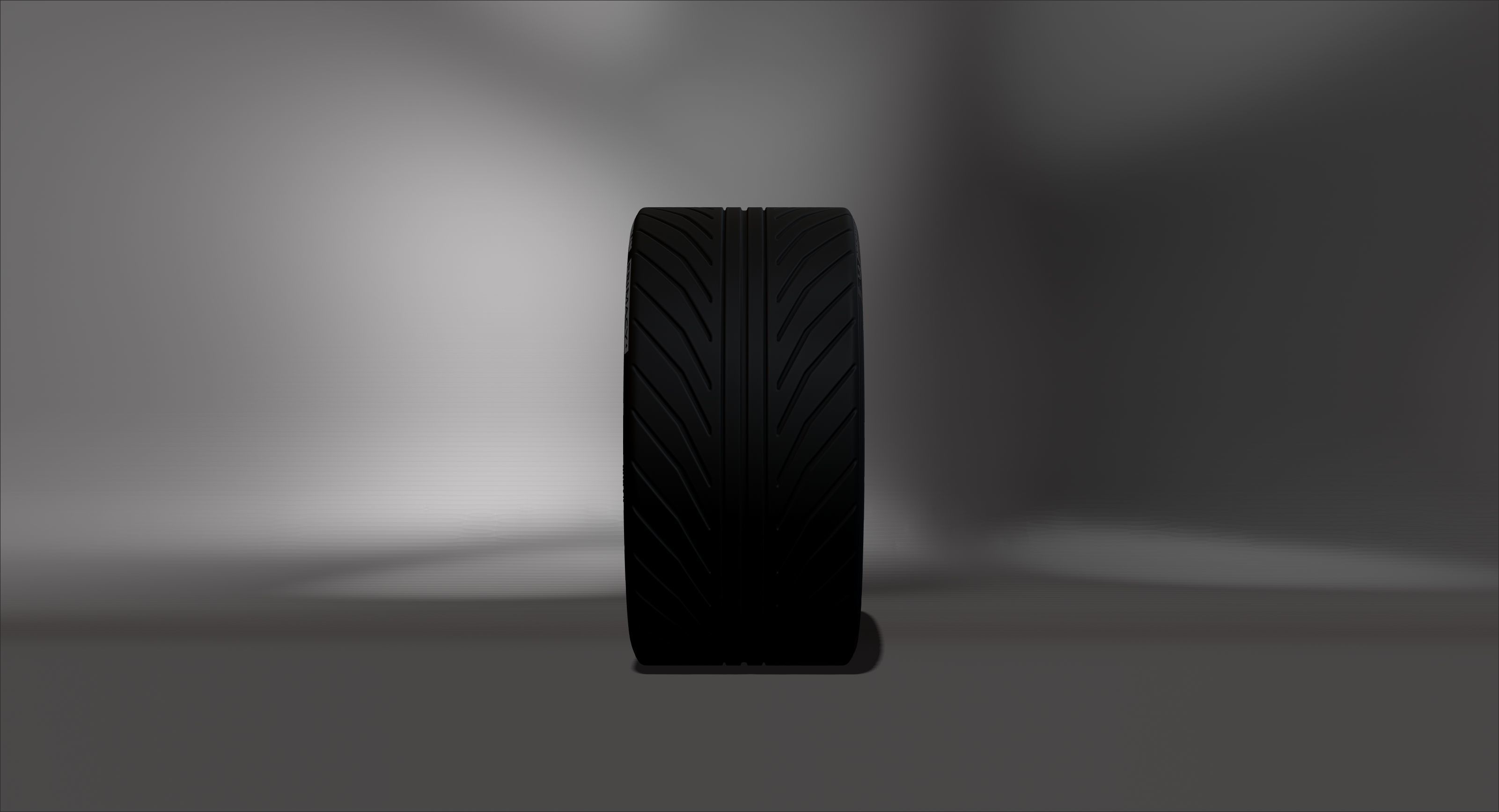 Realistic Michelin sports tire and alloy wheel STL - OBJ file 3D model ...