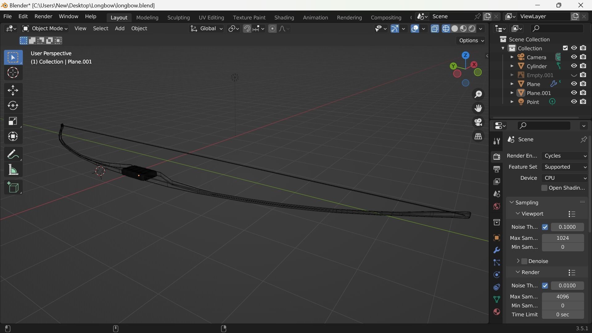 Longbow free VR / AR / low-poly 3D model | CGTrader