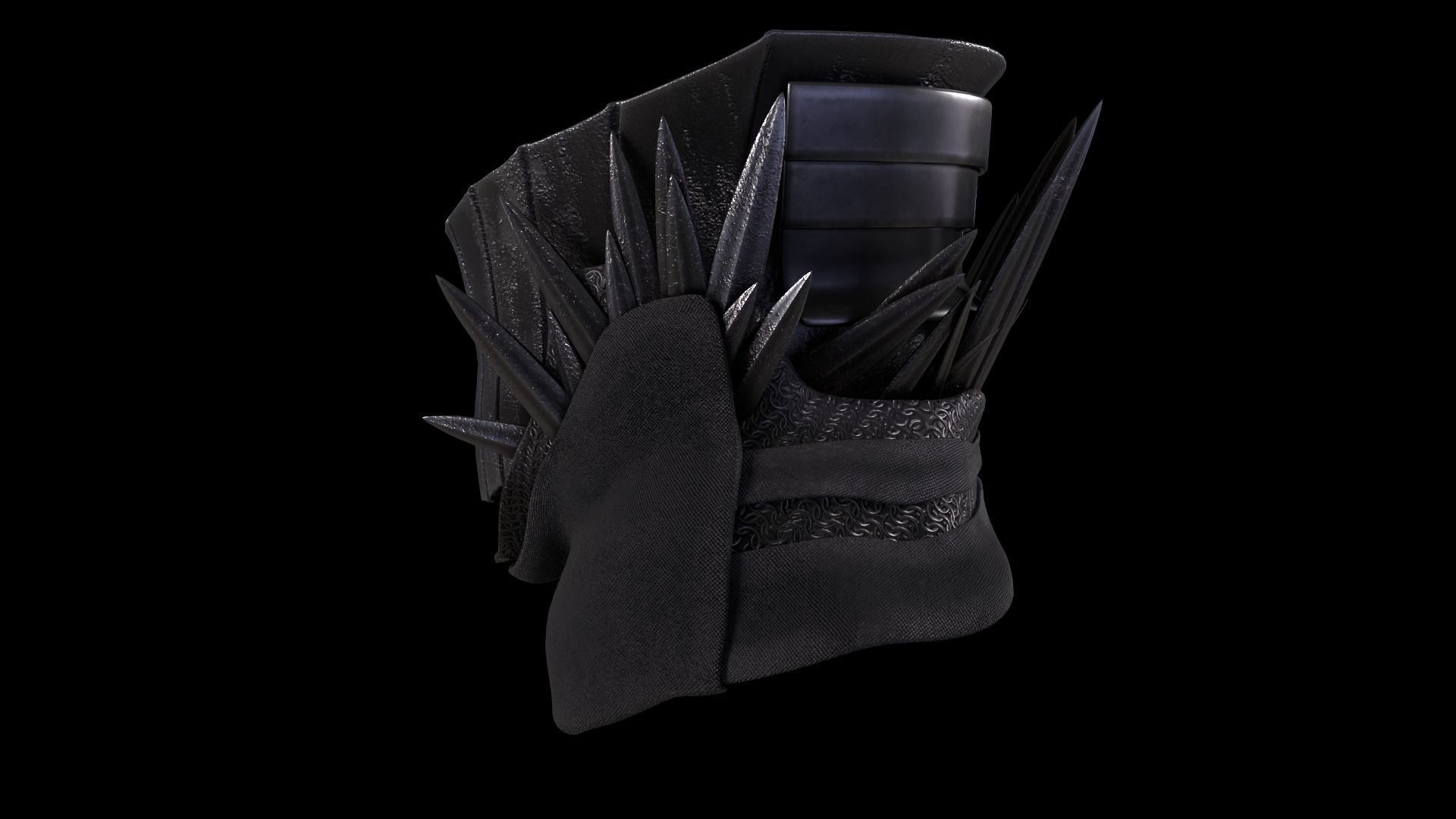 3D model Medieval dark fantasy head armor VR / AR / low-poly | CGTrader