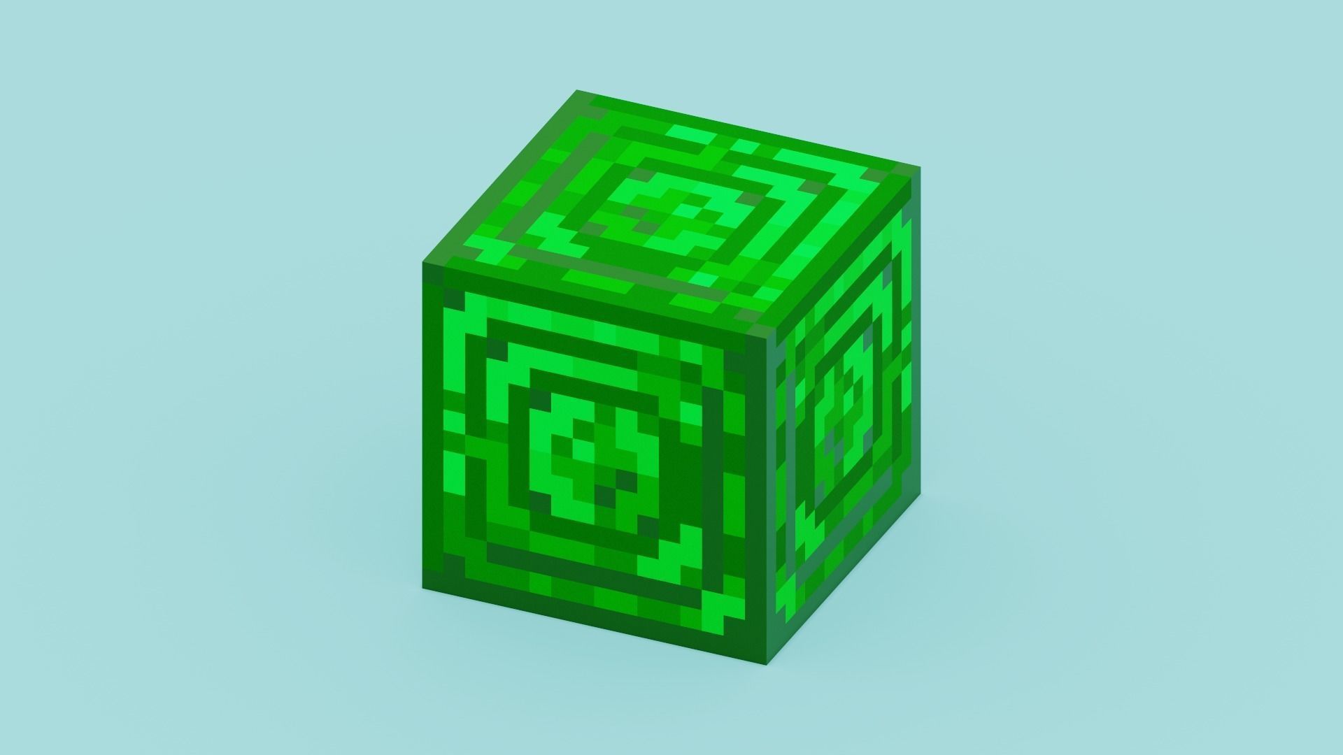 3D model Minecraft Emerald Block VR / AR / low-poly | CGTrader