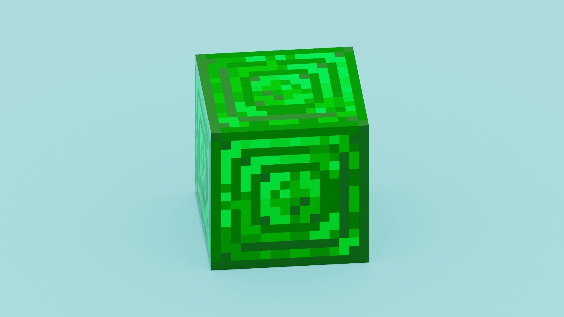 3D model Minecraft Emerald Block VR / AR / low-poly | CGTrader