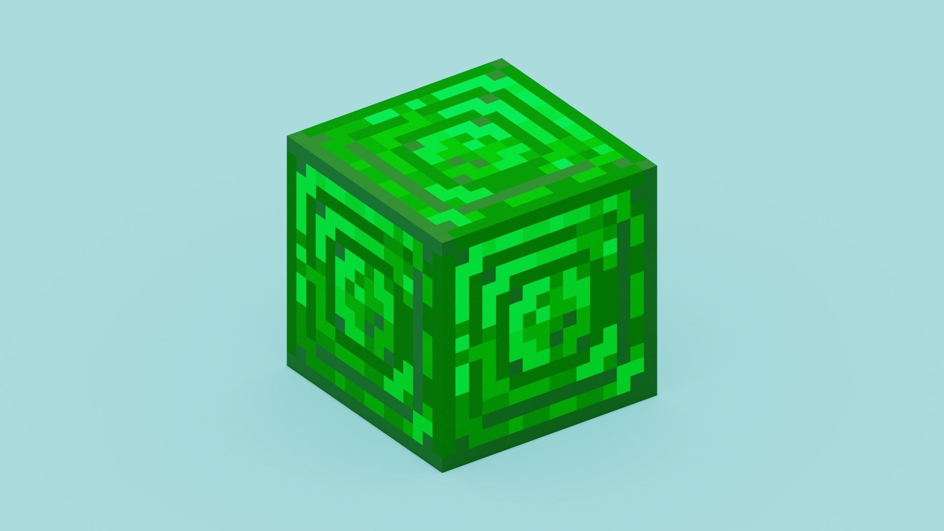 3D model Minecraft Emerald Block VR / AR / low-poly | CGTrader