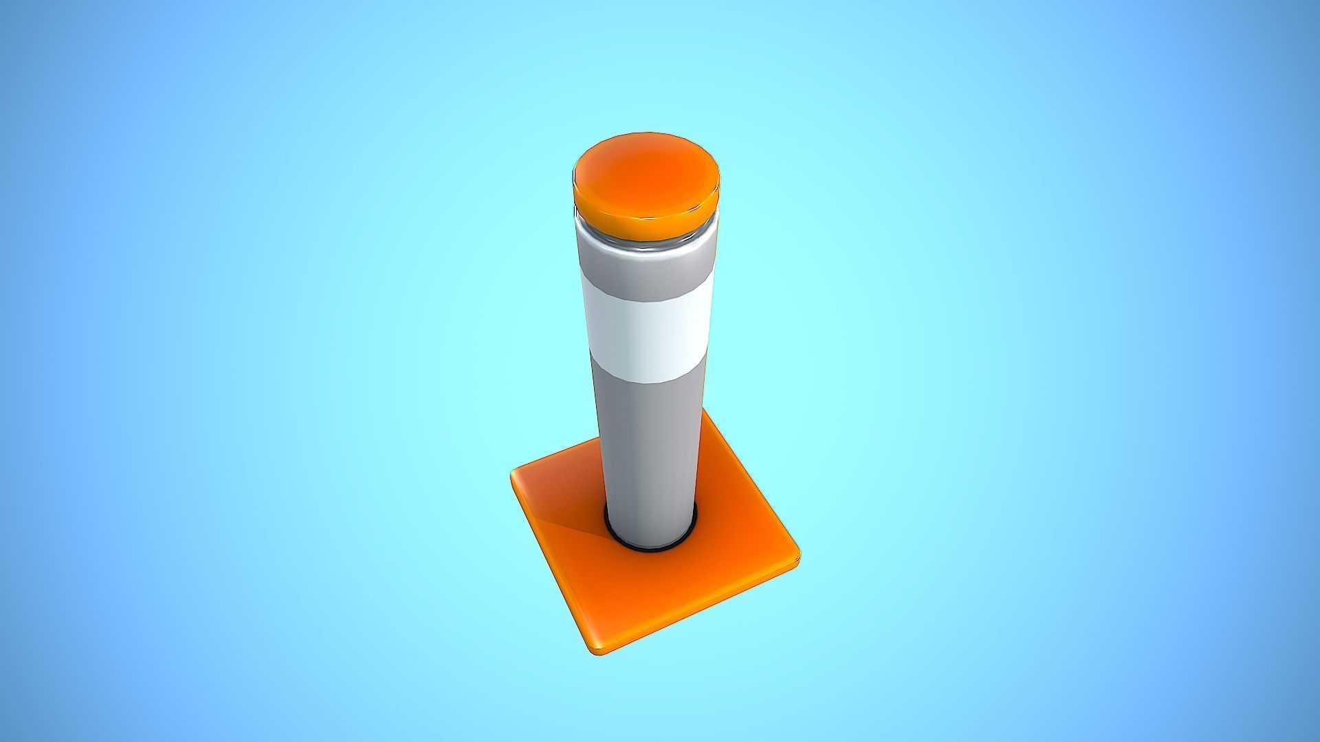 3D model TRAFFIC BOLLARD CARTOON STYLIZED VR / AR / low-poly | CGTrader
