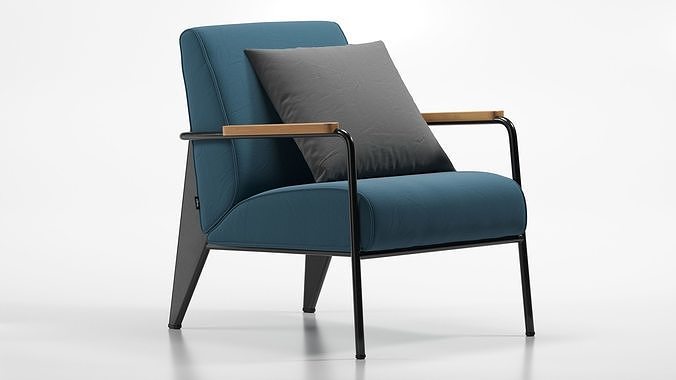 Armchair Vitra Fauteuil De Salon 3D model | CGTrader