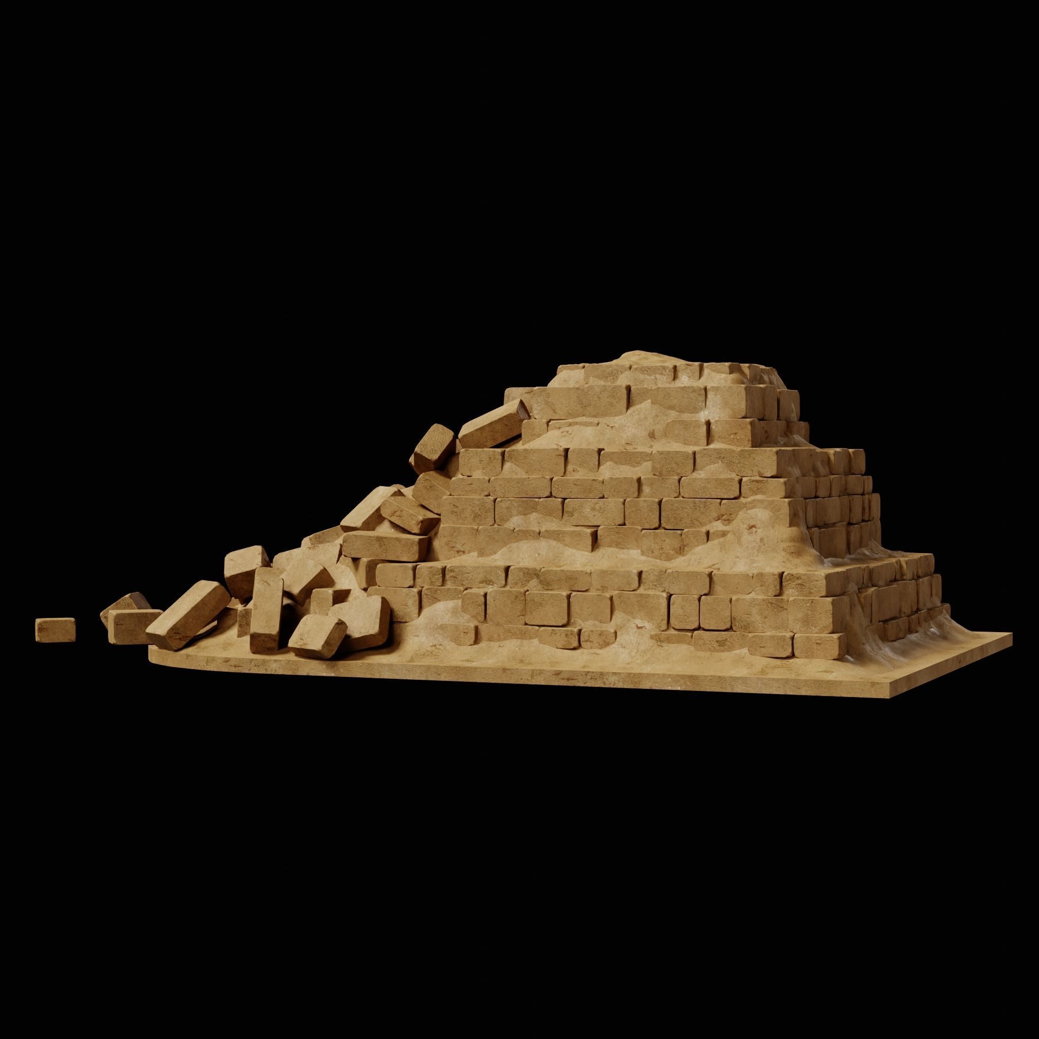 3D model EGYPTIAN PYRAMID ANCIENT EGYPT TEMPLE TOMB COLLECTION VR / AR ...