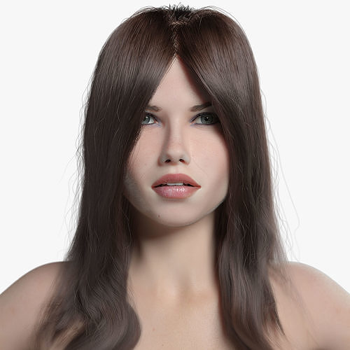 Adriana - photo realistic female model 3D model rigged | CGTrader