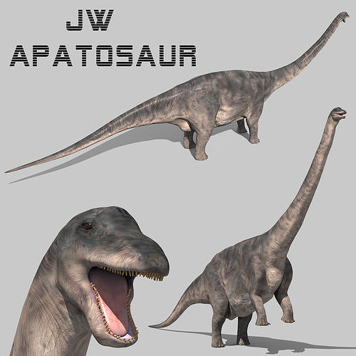 Apatosaur Forever - 8K 3D model animated rigged | CGTrader