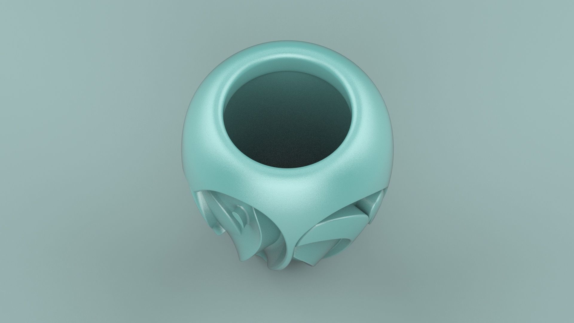 3D Printable Futuristic Flower Vase 3D model 3D printable | CGTrader