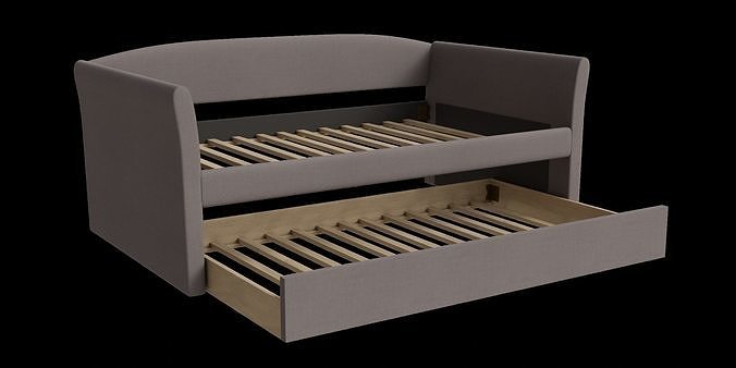 Contemporary Daybed Frame 3D model | CGTrader