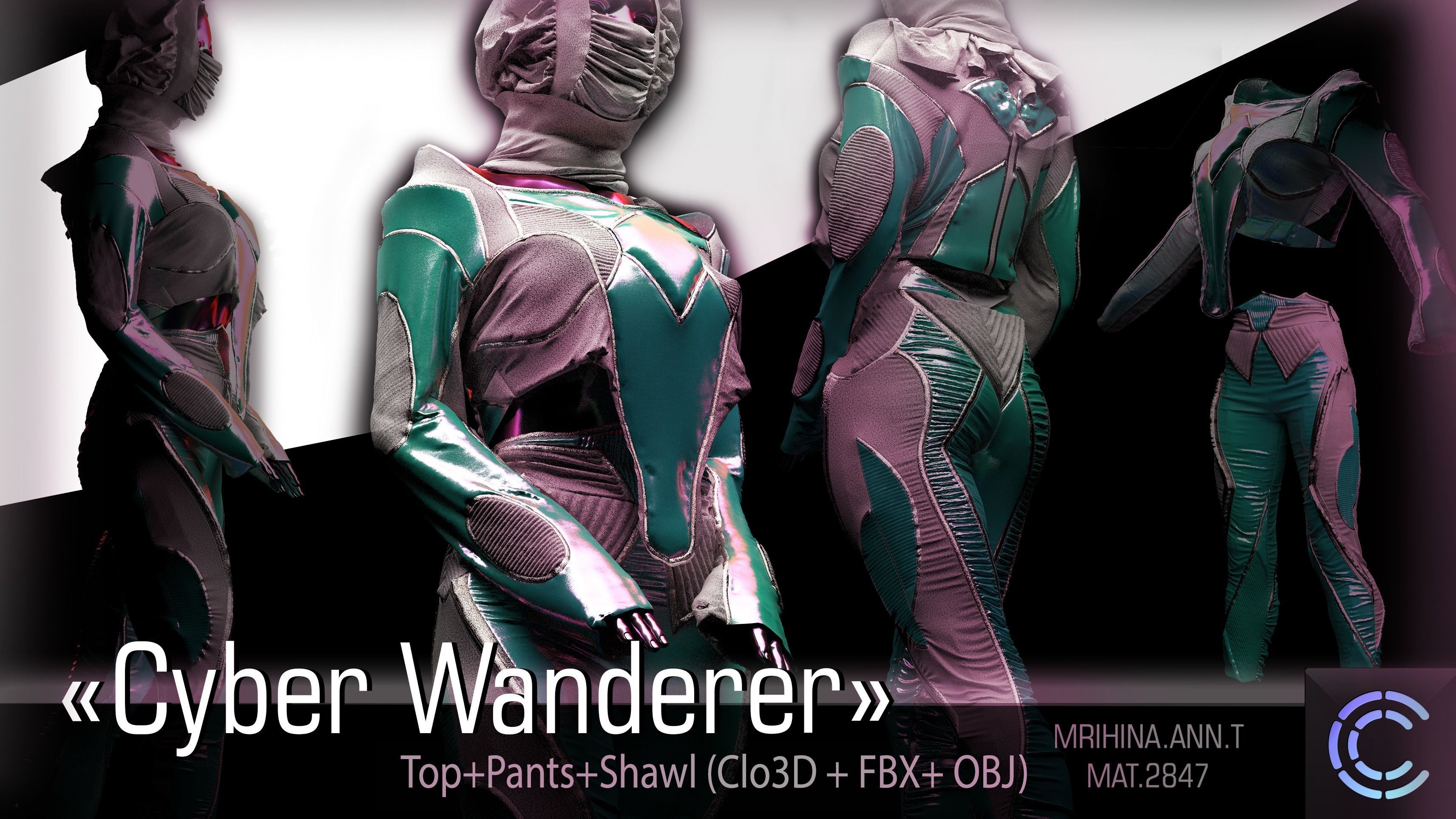 Cyber Wanderer 3D model | CGTrader