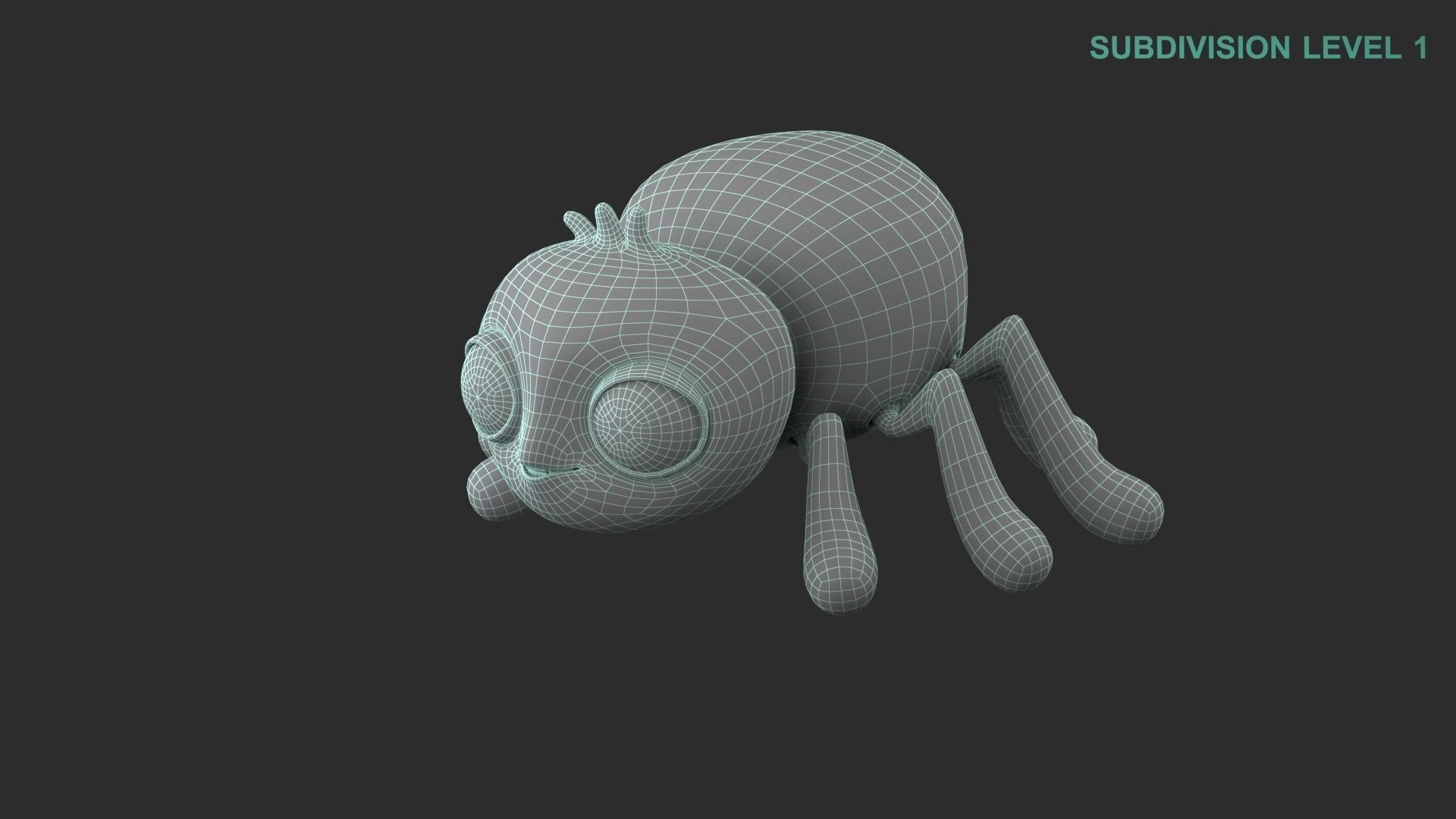 Cartoon Spider Character 3D model | CGTrader