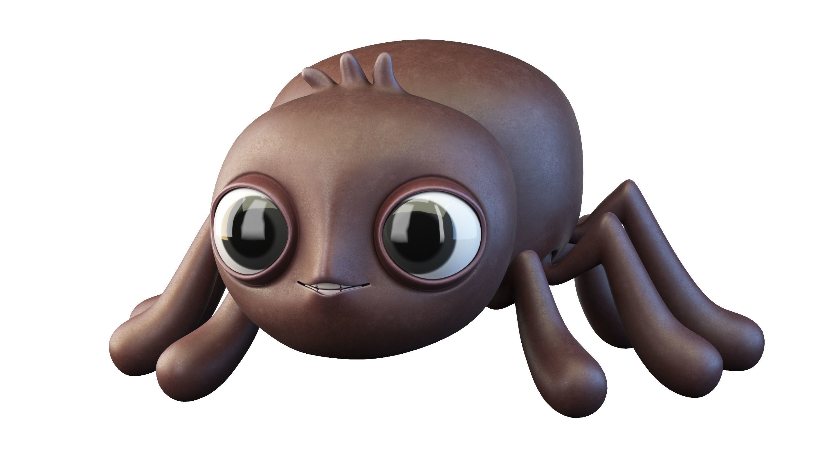 Cartoon Spider Character 3D model | CGTrader