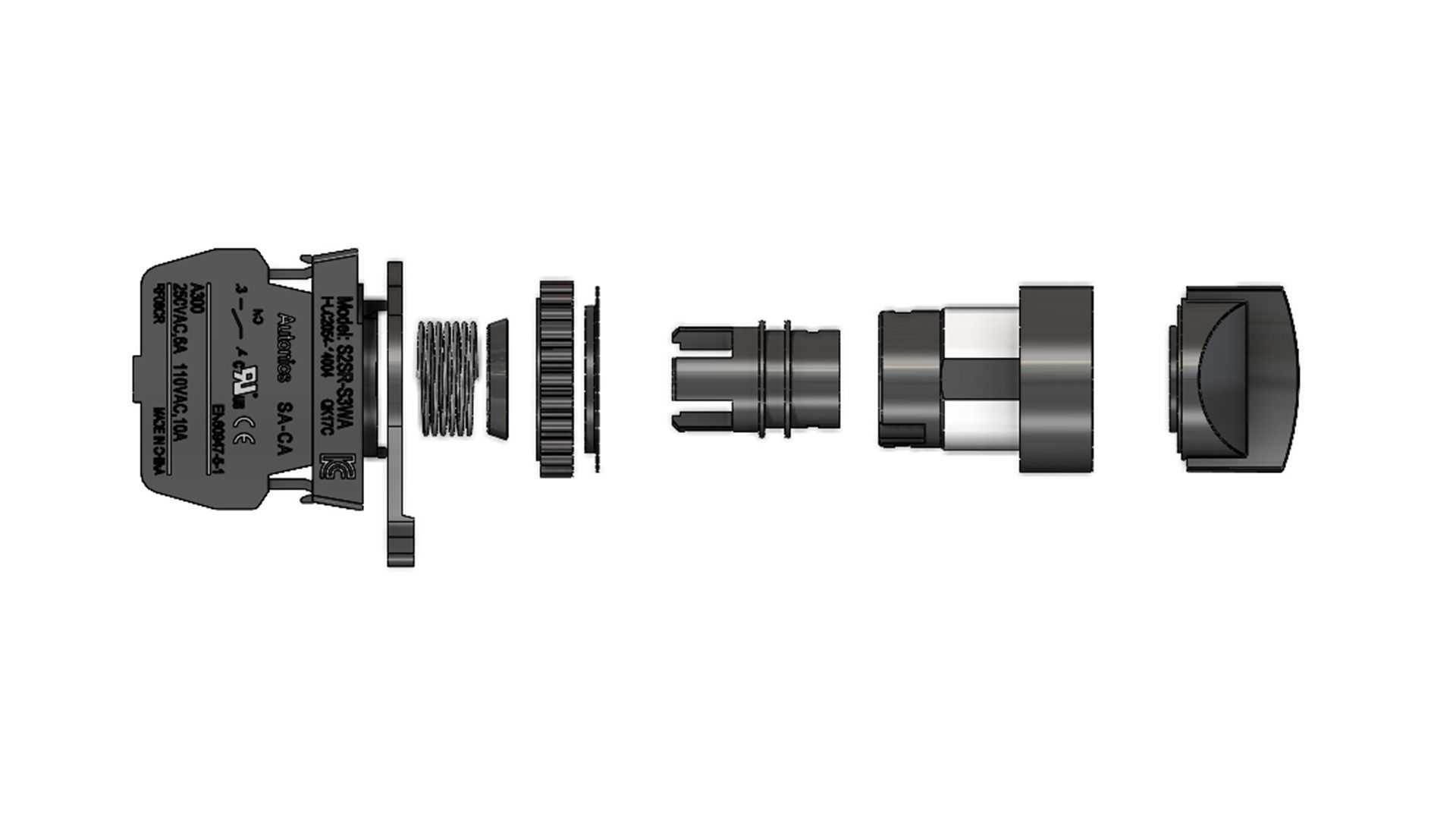 selector Switch Button 3D model | CGTrader