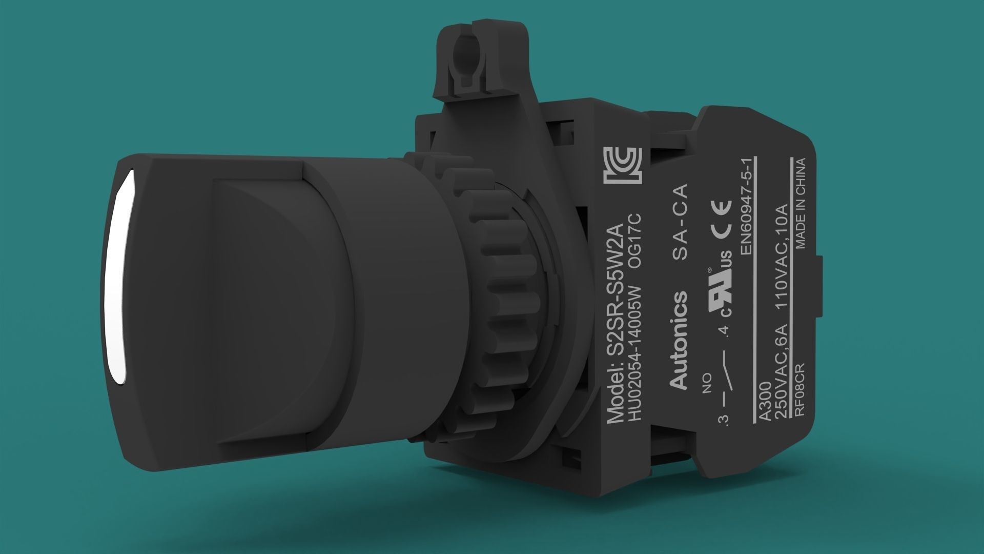 selector Switch Button 3D model | CGTrader