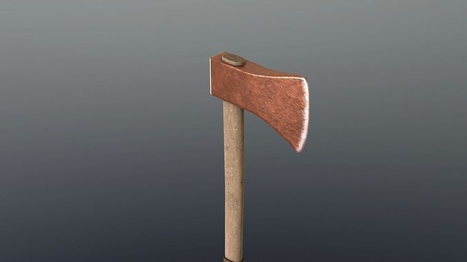 3D model Axe - Copper VR / AR / low-poly | CGTrader