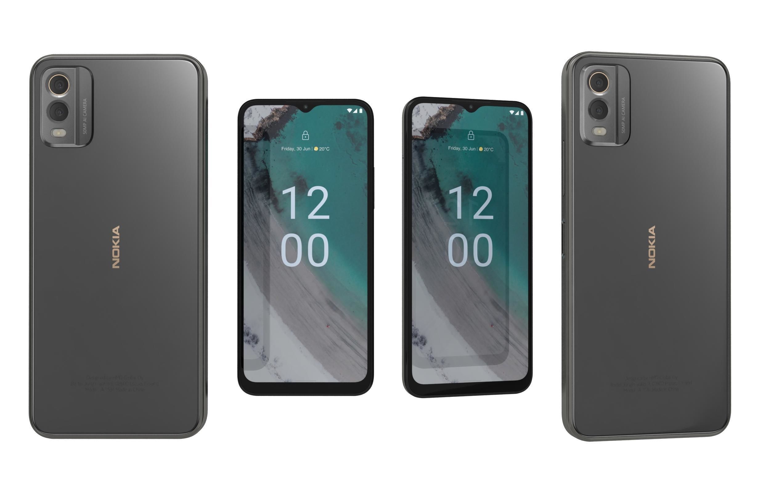 3D model Nokia C32 All Colors VR / AR / low-poly | CGTrader