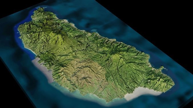 Dominica Island 3D Model 3D model | CGTrader