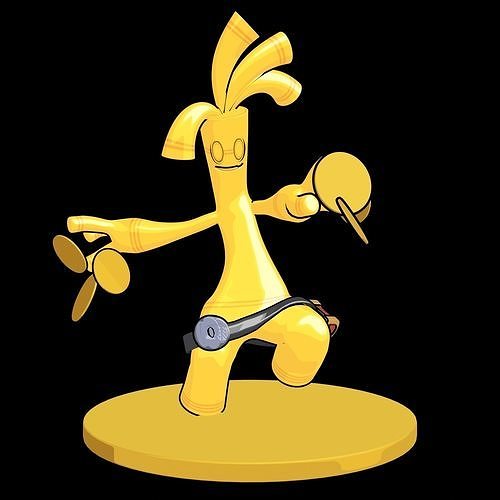 Gholdengo 3D model rigged | CGTrader